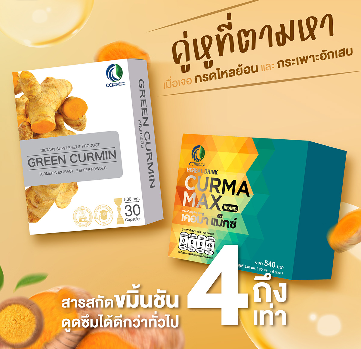 ของแท้ 💯เคอม่าแม็กซ์ Curma Max กรีนเคอมิน Green curmin กรดไหลย้อน ...