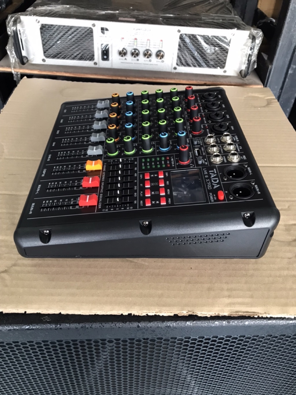 MIXER TADA LIVE-6 เอฟเฟกแท้ USB บูธูท REC ใช้ไฟAC DC ได้ | Shopee Thailand