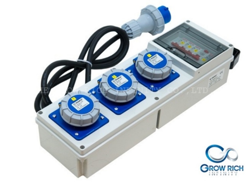 DAKO กล่องปลั๊กกระจายไฟ (DISTRIBUTION BOXES) 2P+E 16A 230V IP55 รุ่น A06MA07-4 | Shopee Thailand