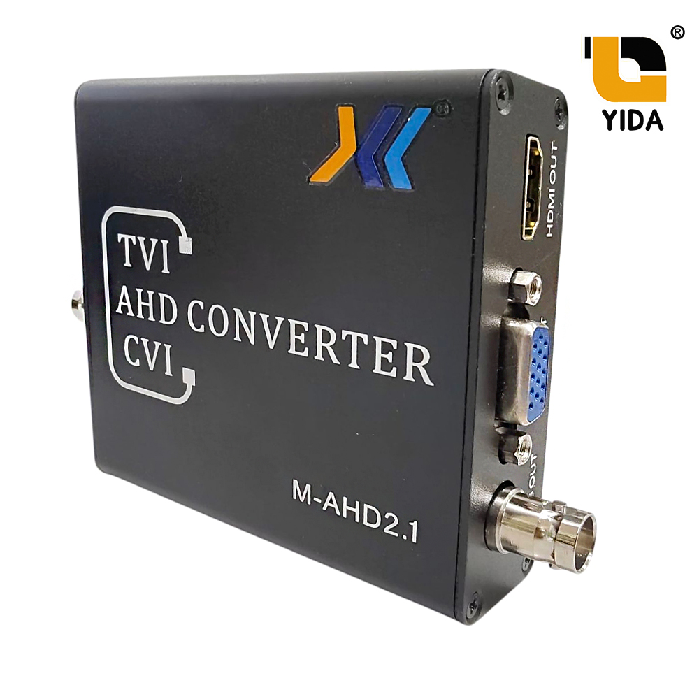 อุปกรณ์แปลงสัญญาณกล้องวงจรปิด TVI AHD CVI Converter to HDMI/VGA/BNC ...