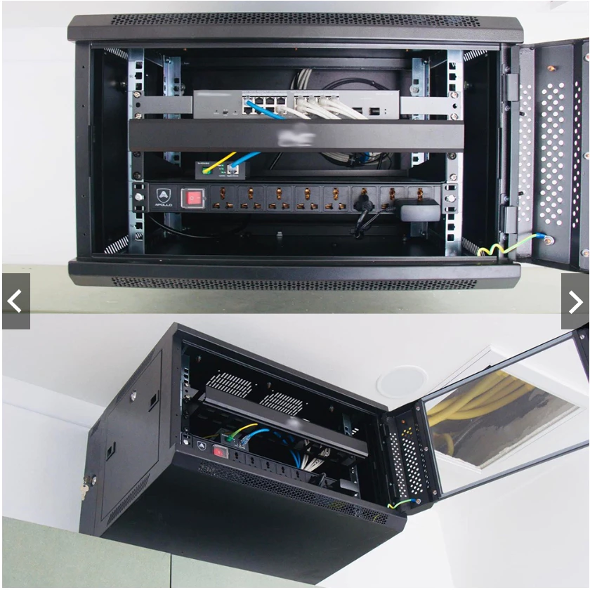 Apollo Network Cabinet ตู้ Rack 6U รุ่นACR-6U(S)-45 ขนาด 60x45x37cm ...