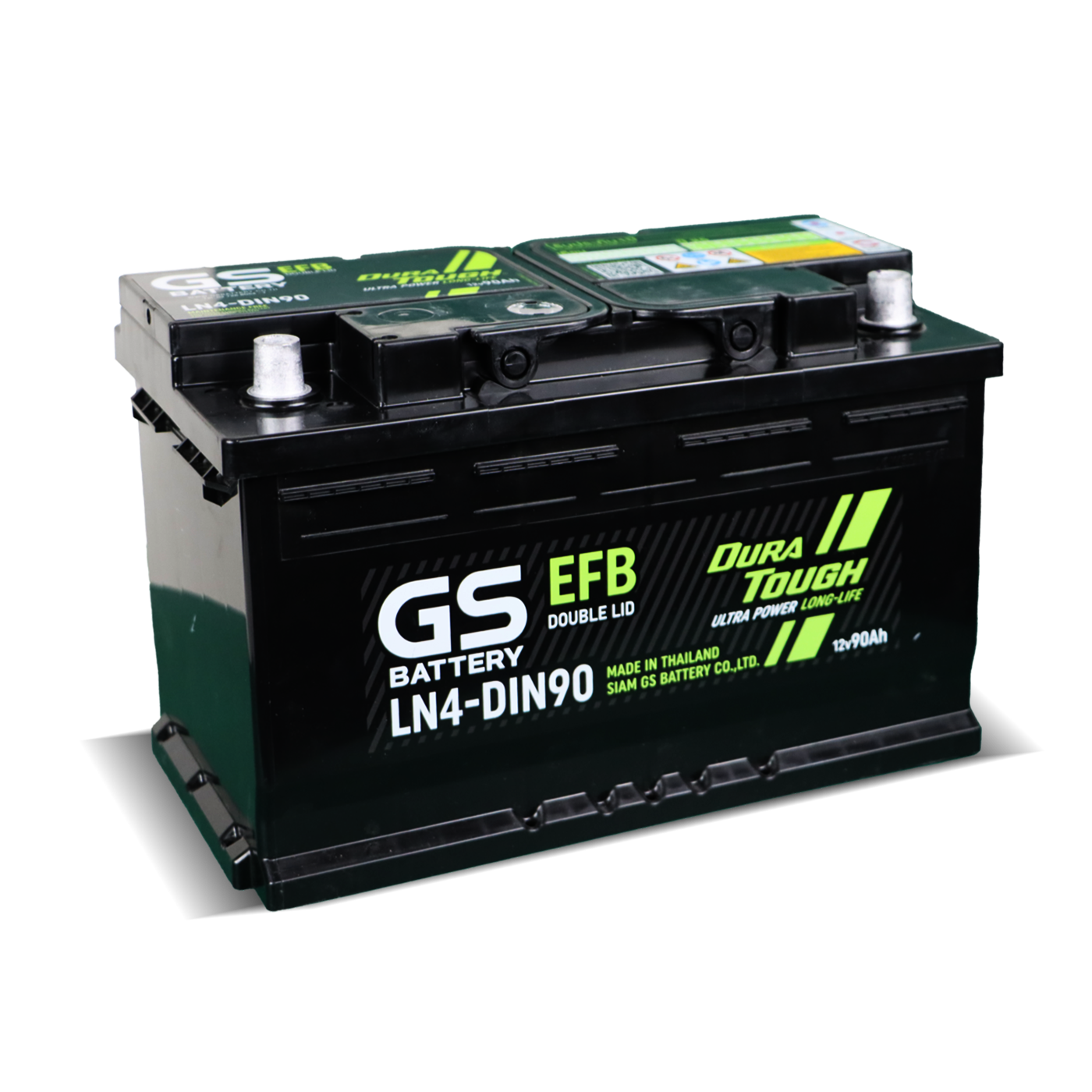 GS BATTERY LN4-DIN90 EFB รองรับระบบ Start-Stop 12V.90Ah แบตเตอรี่รถยนต์ คุณภาพสูง รุ่นใหม่ล่าสุด ...