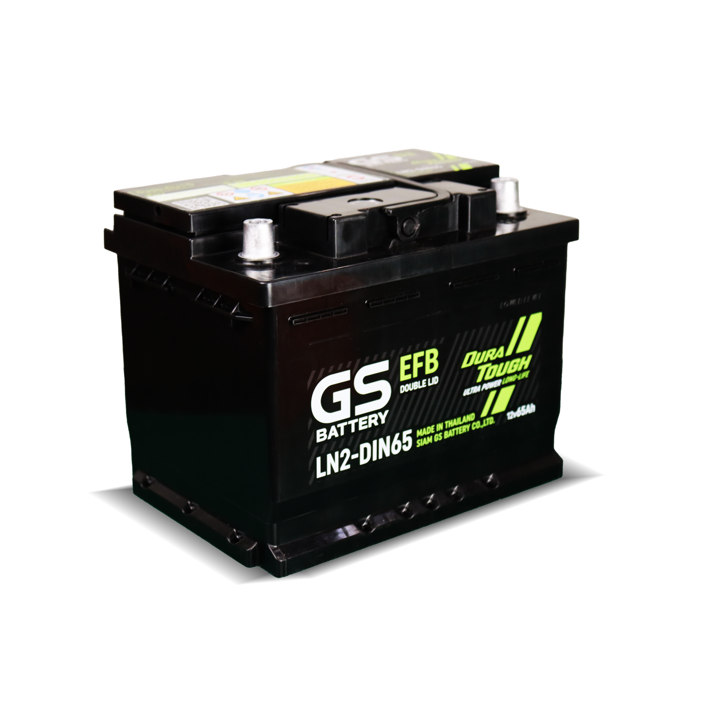 GS BATTERY LN2-DIN65 EFB ระบบ Start-Stop : Honda City 1.0 Turbo Y2019up, Accord 1.5 Turbo ...