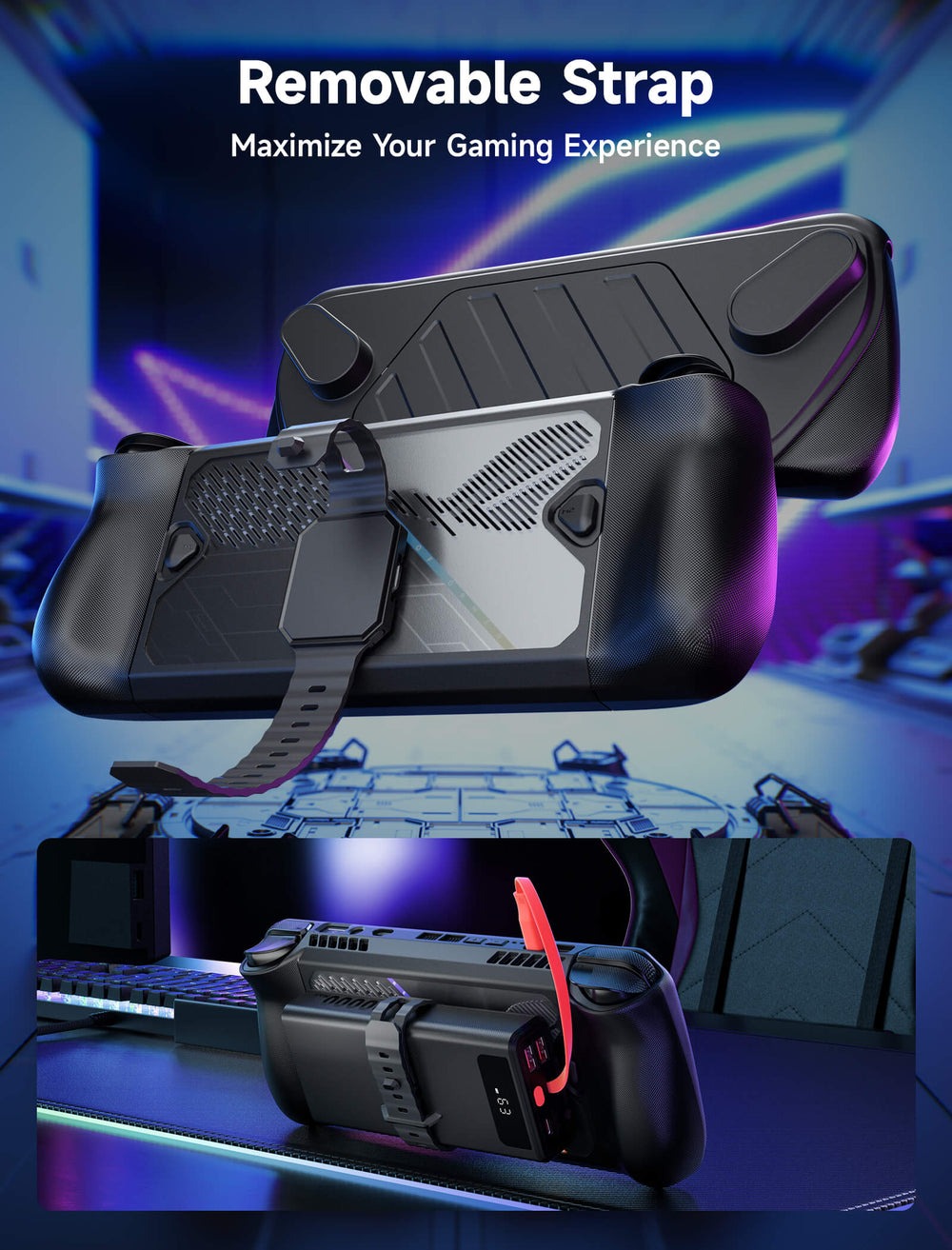 Jsaux Mod Case for Asus Log Ally X เคสสำหรับเครื่องเกมส์ Asus Rog Ally ...