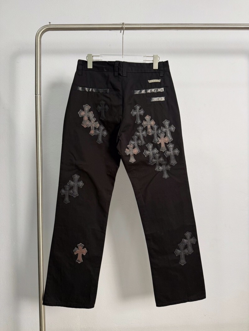 กางเกงขายาว Chrome Hearts Camouflage Black Cross Patch Carpenter Pants | Shopee Thailand