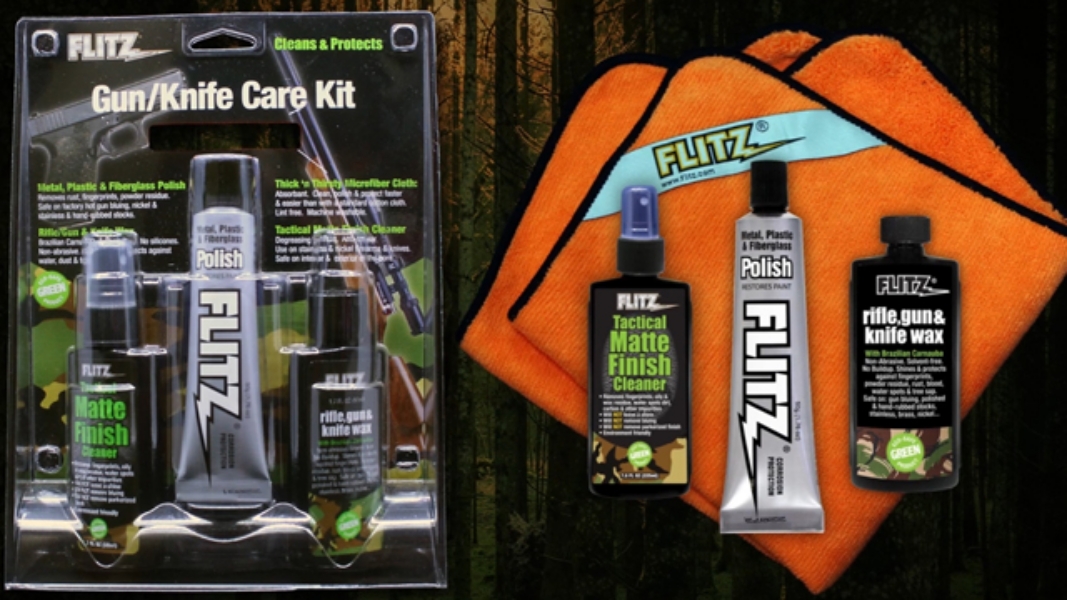 Flitz ชุดน้ำยาทำความสะอาดและดูแลรักษามีดและปืน Flitz Gun & Knife Care ...