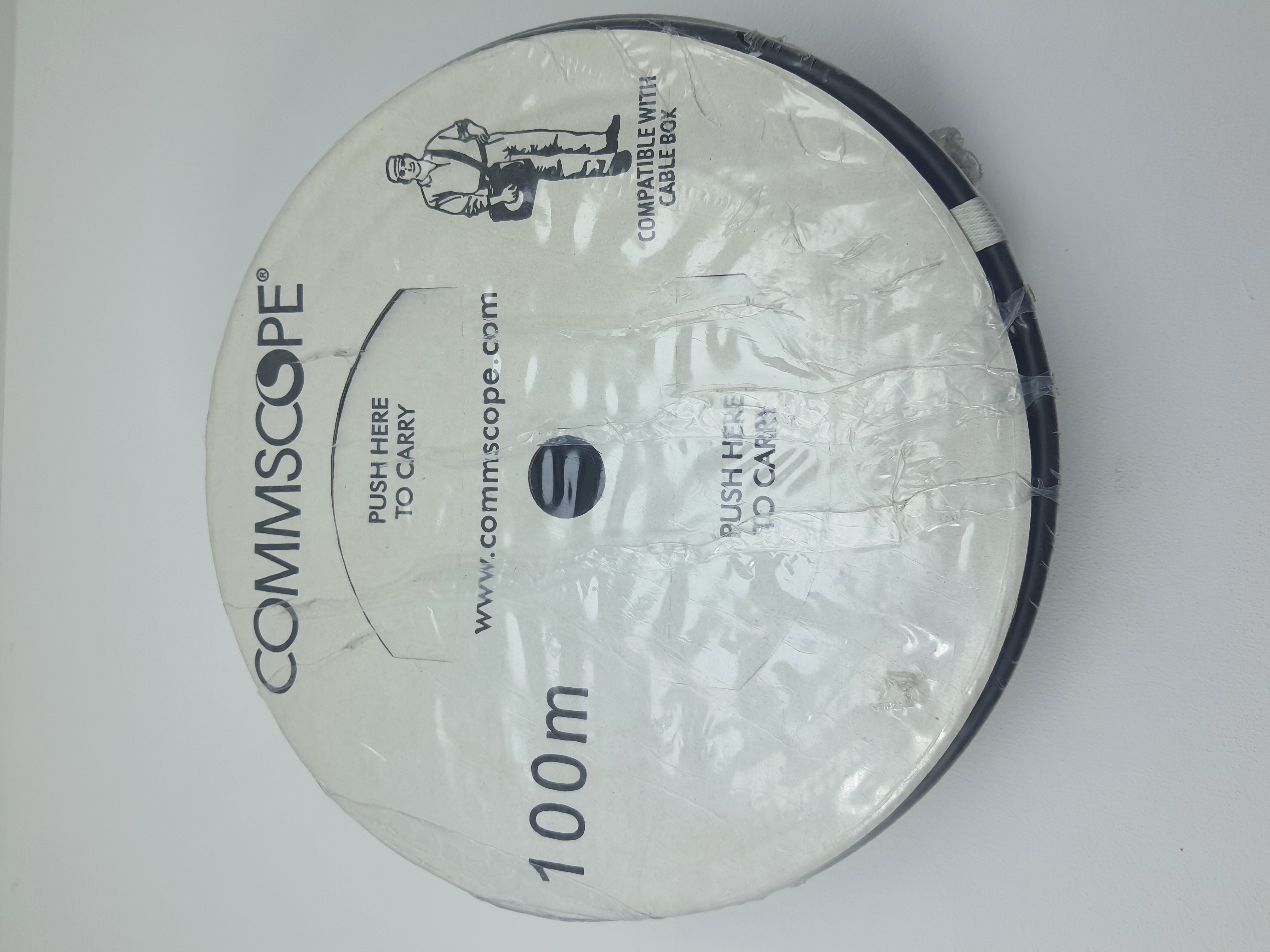 สายRG6 คอมสโป Commscope เกรดA ของแท้ ยาว 100เมตร/ม้วน USA | Shopee Thailand