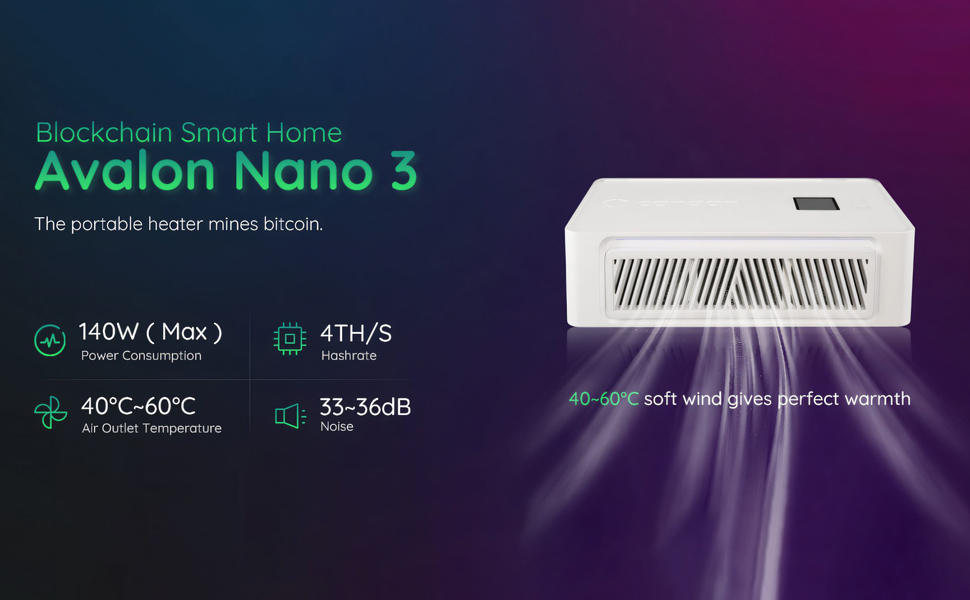 สินค้ามือสองสภาพใหม่ พร้อมจัดส่งในไทย Avalon Nano 3 แรงขุด 4TH/s เครื่องขุด Cryptocurrency และ ...