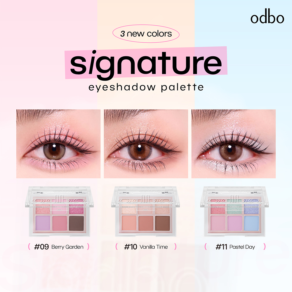 (ของแท้ ส่งตรงจากแบรนด์ 100%) ODBO SIGNATURE EYESHADOW PALETTE - OD276 #พาเลทซิกเนเจอร์ รุ่นดัง ...
