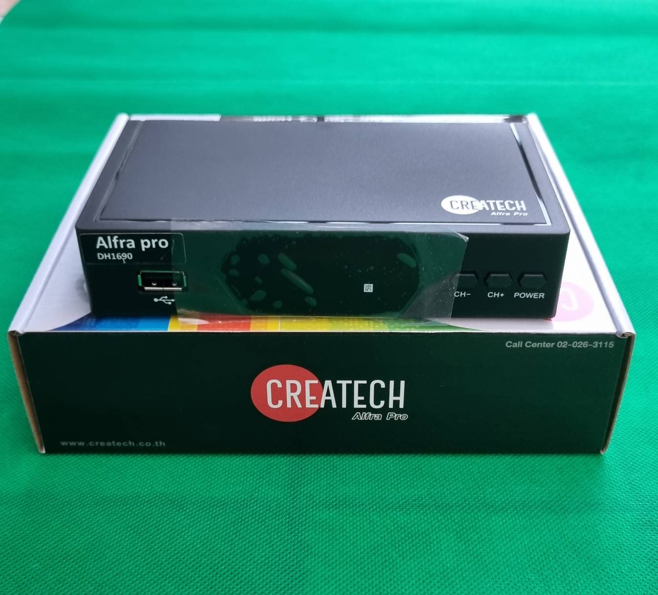 กล่องรับสัญญาณทีวีดิจิตอล CREATECH รุ่น Alfra Pro(รุ่นใหม่ล่าสุด 2025) | Shopee Thailand