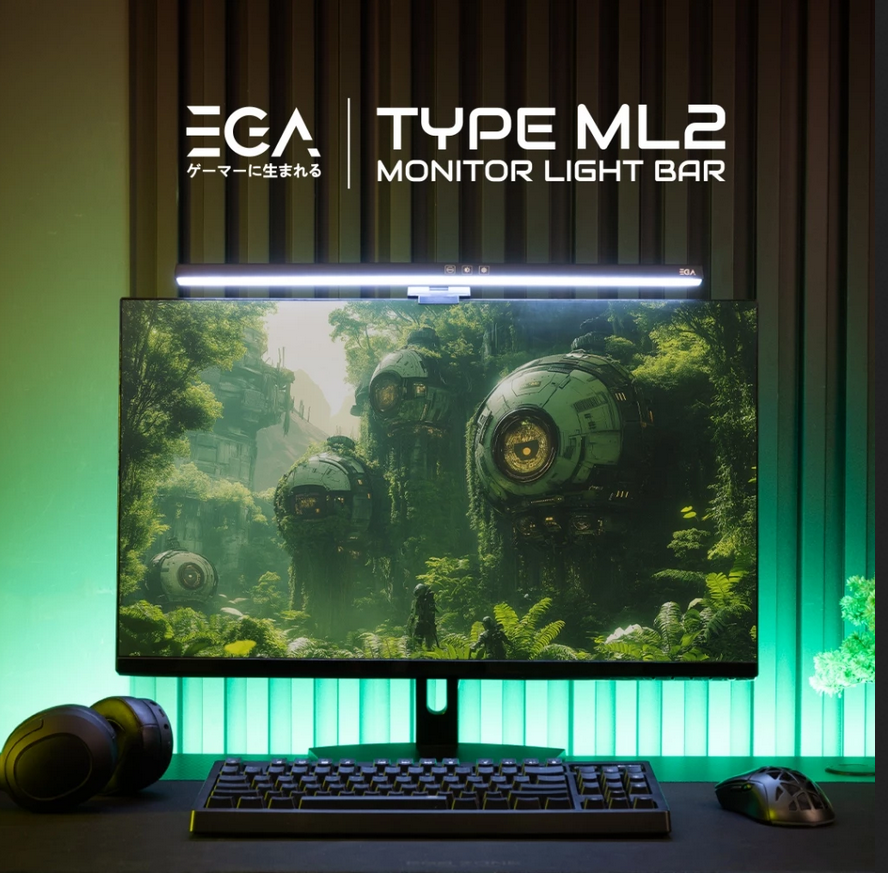 EGA Type-ML2 Monitor Light Bar ไฟติดหน้าจอ ปรับไฟได้ 3 สี ปรับมุมองการ ...