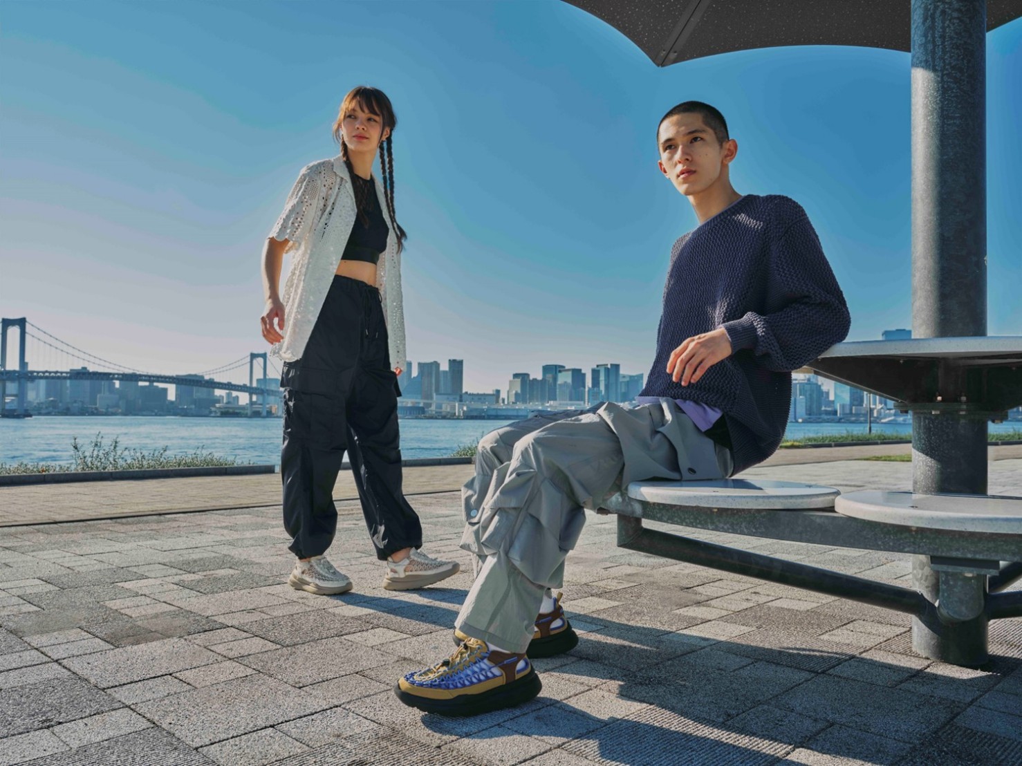 Keen รองเท้าผู้ชาย รุ่น Men's UNEEK WK (KHAKI/BLACK) | Shopee Thailand