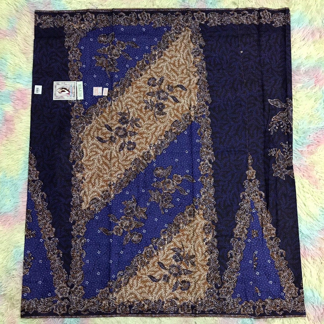 SOPHIA ผ้าถุงสตรีลายปาเต๊ะ ตรา KUNIDA SUPER (เย็บสำเร็จ) NO.38734 รหัส ...