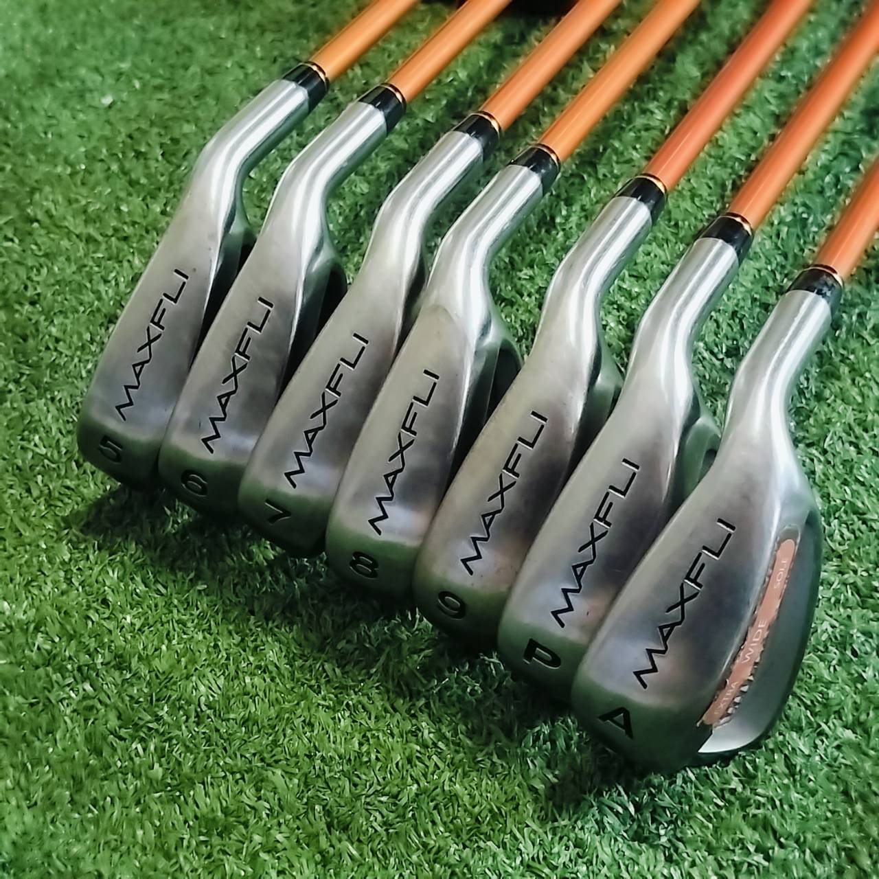 [ผ่อน] ชุดเหล็ก MAXFLI POWERMAX EXTRA WIDE SOLE ไม้กอล์ฟมือสอง ของแท้ | Shopee Thailand
