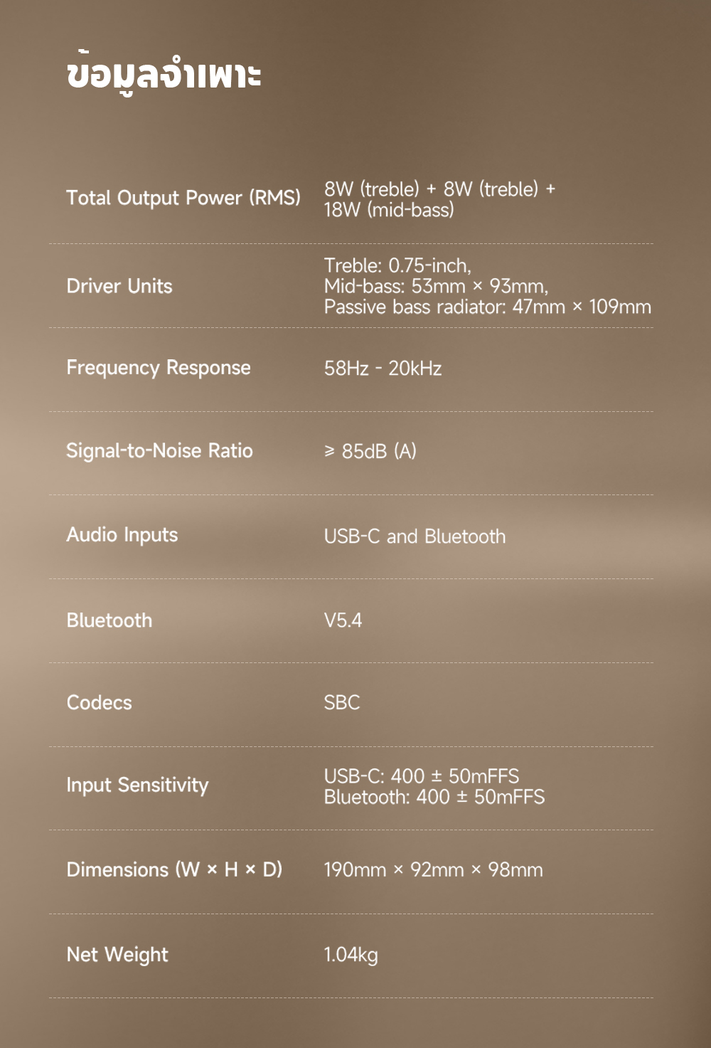 Edifier ES60 ลำโพงบลูทูธพกพา 34W (RMS) V5.4 ประสบการณ์เสียง 360° IP66 ...