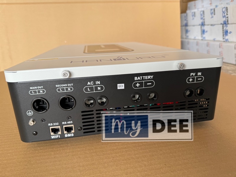 HANDURO อินเวอร์เตอร์ไฮบริดออฟกริด 6.2kw 48v. Inverter hybrid off grid ...