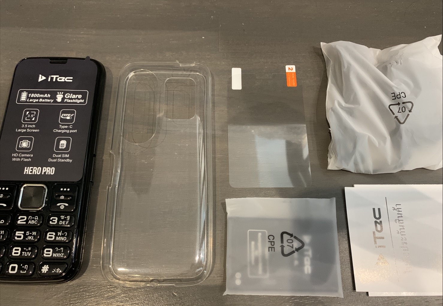 NEW!! มือถือ ปุ่มกด iTac Hero Pro จอ 3.5 นิ้ว รองรับ 3G/4G ทุกเครือข่าย ...