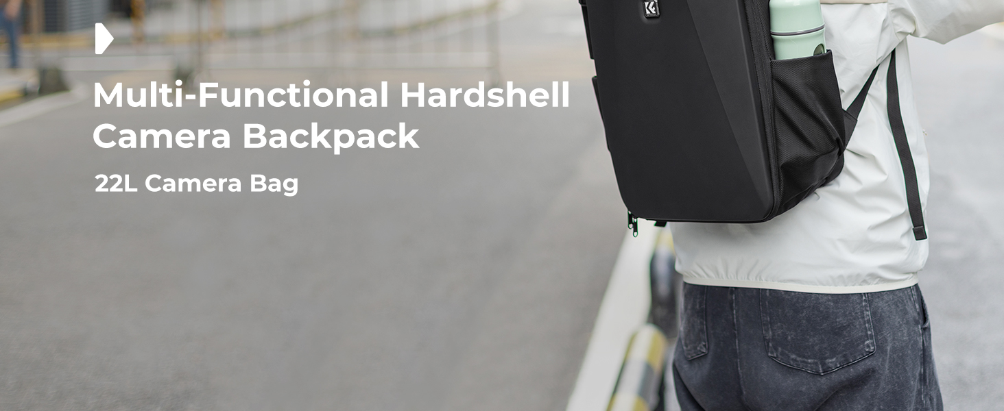 K&F CONCEPT Photography Backpack Multifunctional Hard Shell Camera ...