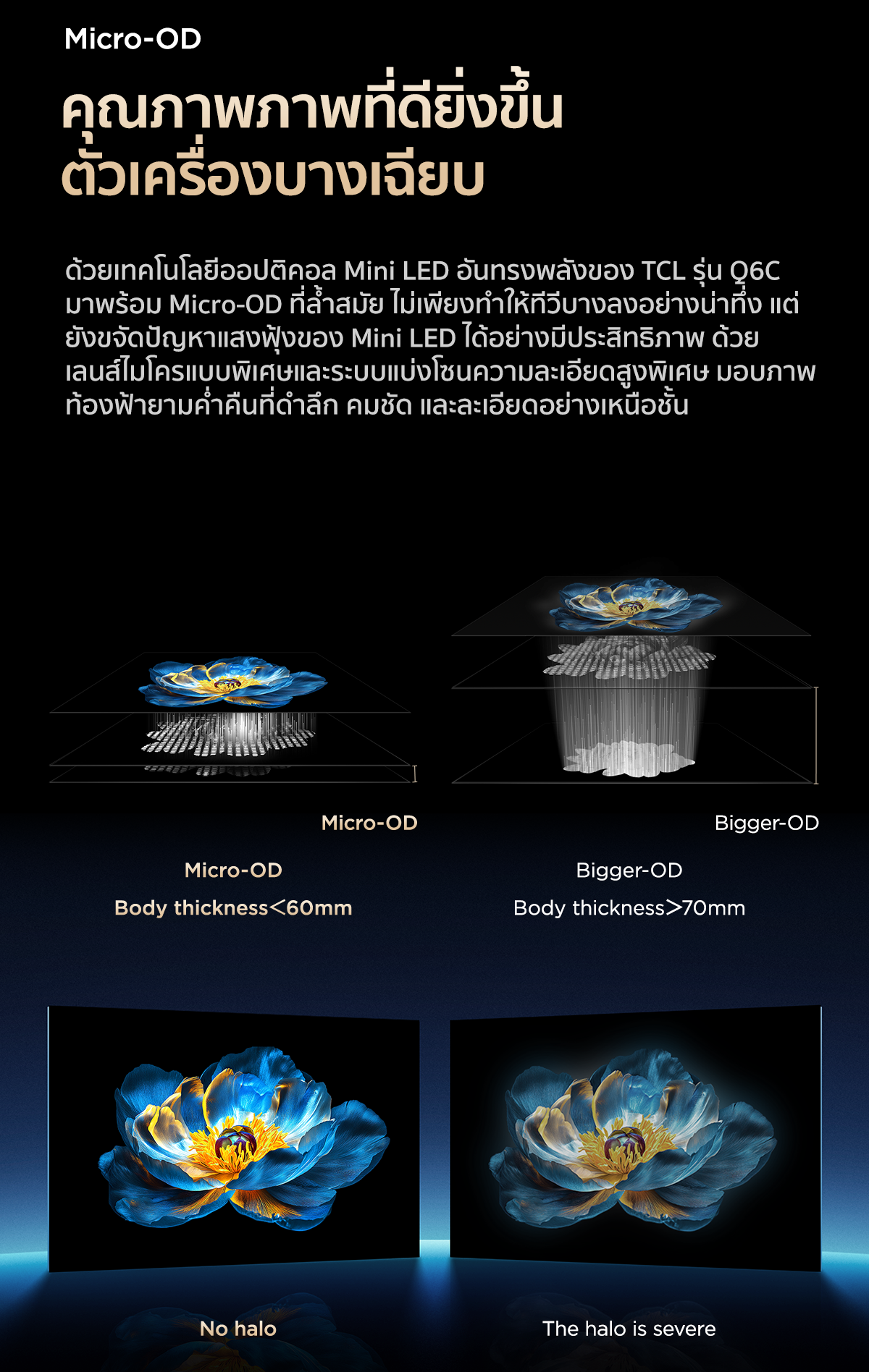 [NEW 2025] TCL ทีวี 98 นิ้ว 4K Mini QLED Google TV รุ่น 98Q6C Matte HVA ...