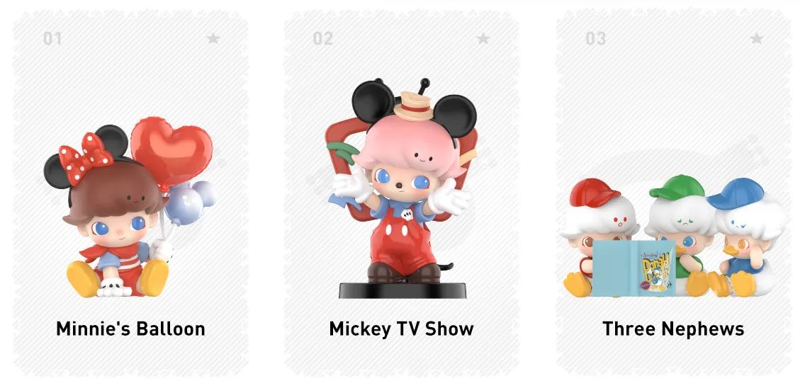 [ใช้โค้ดvdoได้ สุ่ม/เลือกตัว] DIMOO WORLD × DISNEY Series Figures ดีมู ...