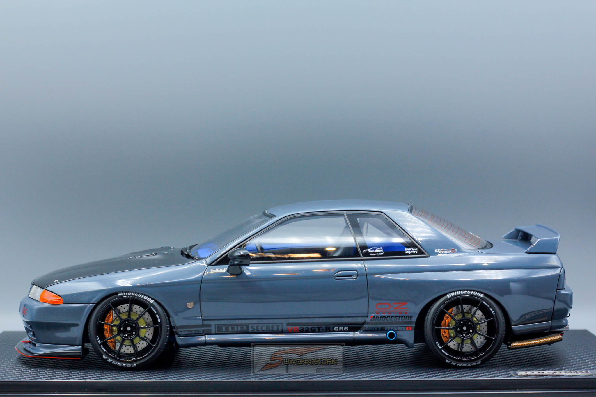 IGNITION 3521 1/18 TOP SECRET GT-R (VR32) Gray | Shopee Thailand