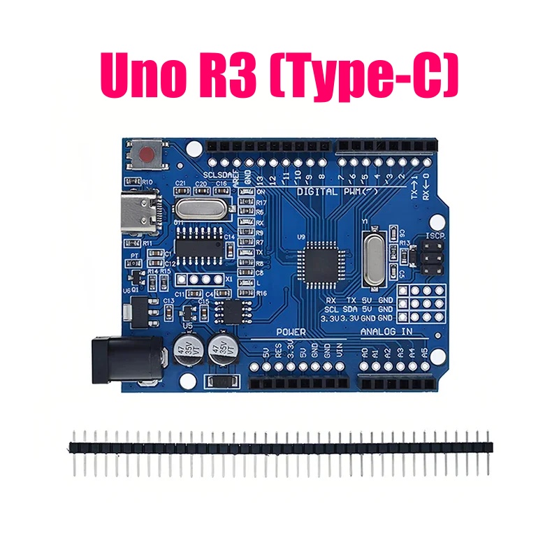 Arduino UNO R3 ใช้ Driver CH340G บอร์ดพัฒนา รองรับ Type-C ATmega328P | Shopee Thailand