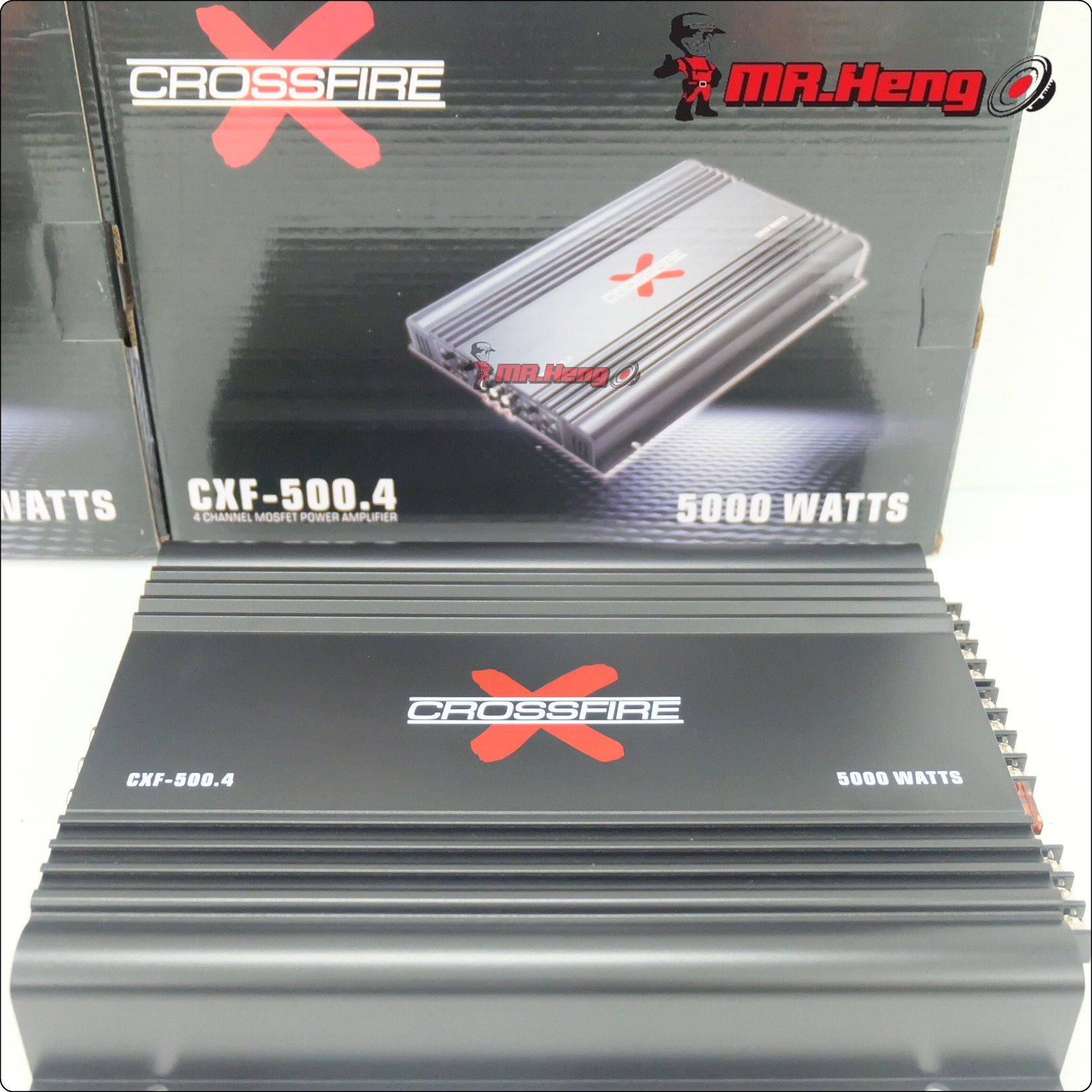 พาเวอร์แอมป์ CXF-500.4 5000W 4CH AB 4500w แอมป์รถยนต์ ระบบคลอสความถี่ในตัว พร้อมประกันศูนย์ ของ ...