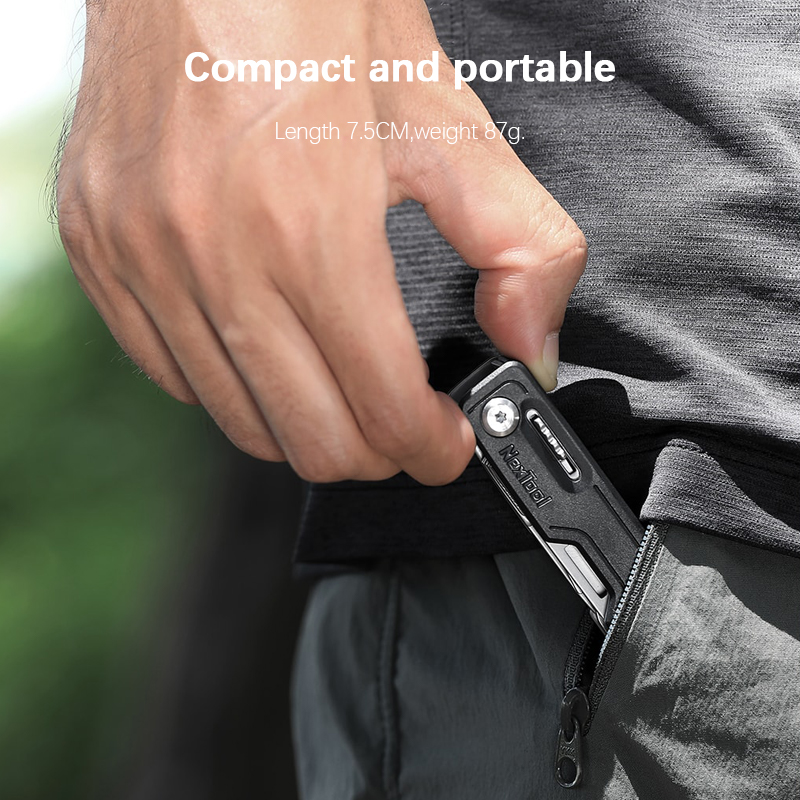 Nextool มีดพับพกพา Multi-Function Knife 10 in 1 มีดเดินป่าสแตนเลสสตีล มีดสนาม ขนาดกระทัดรัด มีด ...