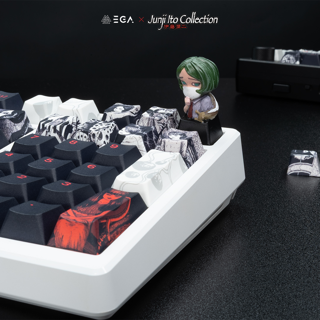 [BOX SET] BLIND BOX Keycap 3D “EGA X JUNJI ITO COLLECTION” กล่องสุ่ม ...