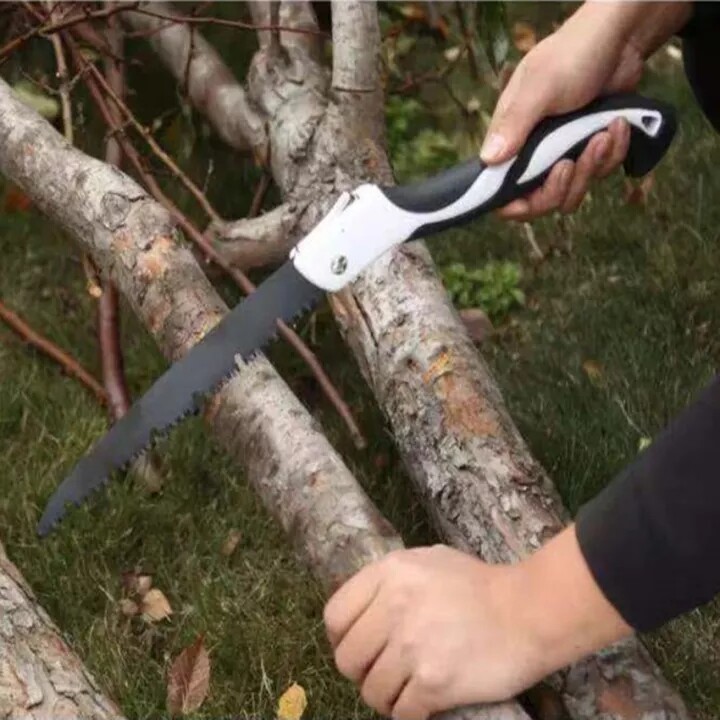 เลื่อยมือ 63CM เหล็กSK5 ไซส์ใหญ่ใบมีด30ซม. เลื่อยตัดกิ่งไม้ เลื่อยพับได้ เลื่อยตัดไม้ เลื่อยพกพา ...