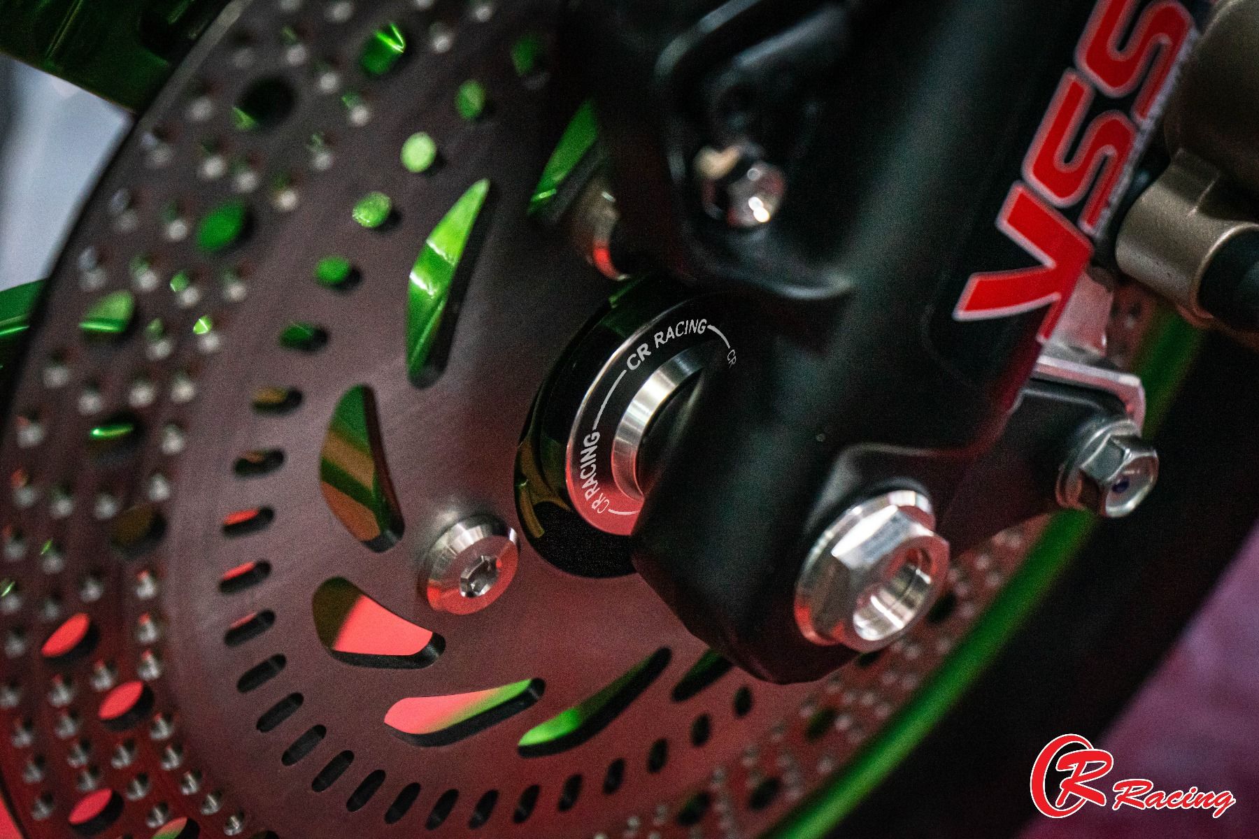 บูชดุมล้อหน้า อลูมิเนียม ตรงรุ่น สำหรับ CNC Honda GIORNO+125 | PCX160 | CLICK160 - CR RACING ...