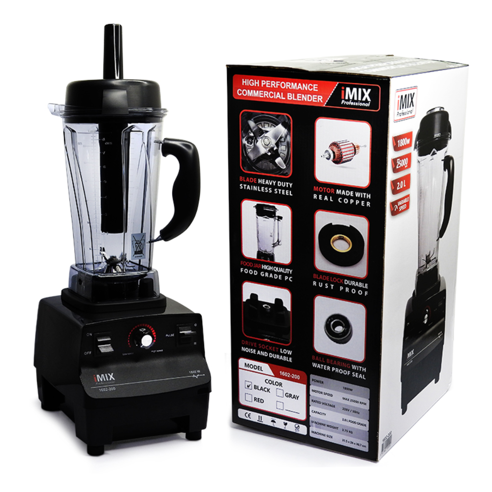 IMIX High Performance Commercial Blender 1800W with 2L Jar เครื่องปั่น โถ 2 ลิตร - VARIABLE ...