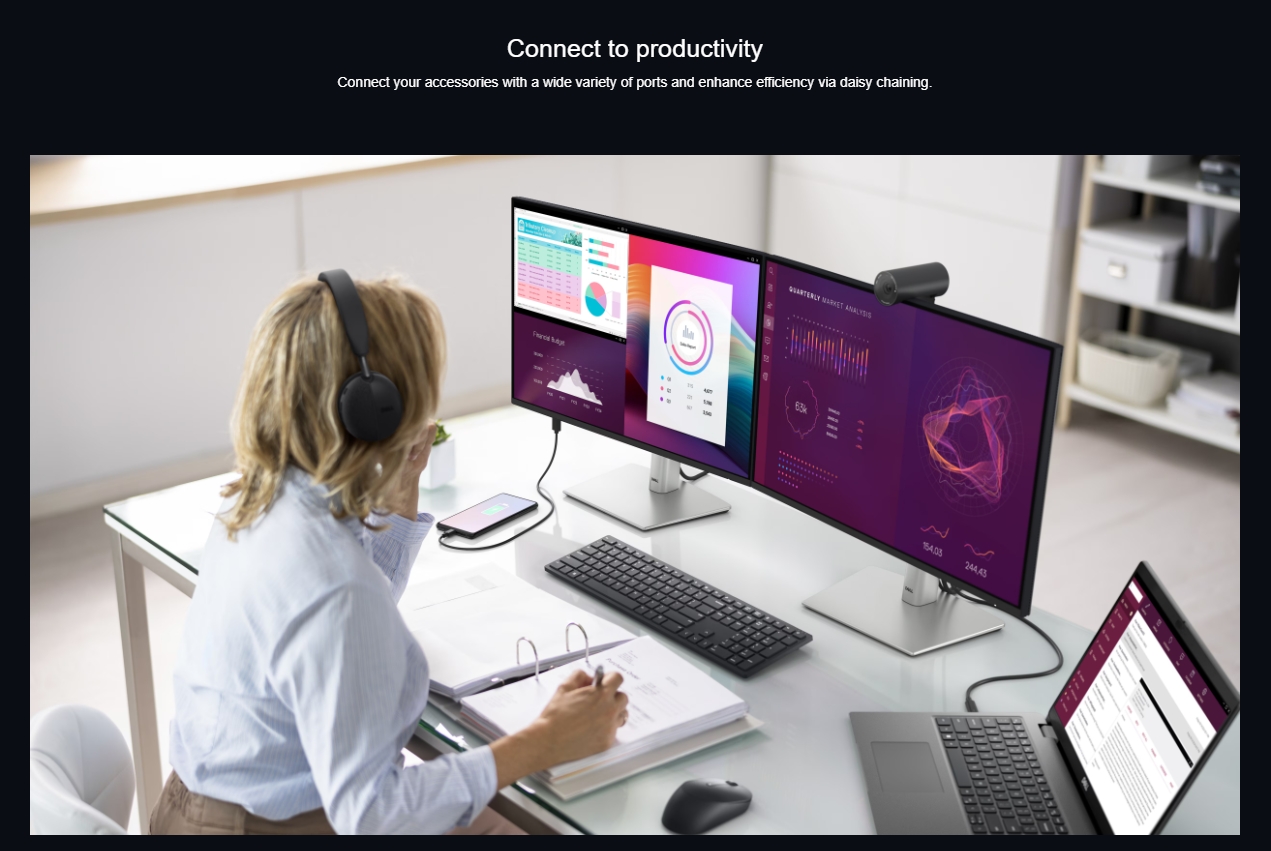 Dell Pro P2425E 24" USB-C Hub Monitor, WUXGA 1920 x 1200 16:10,100Hz ...