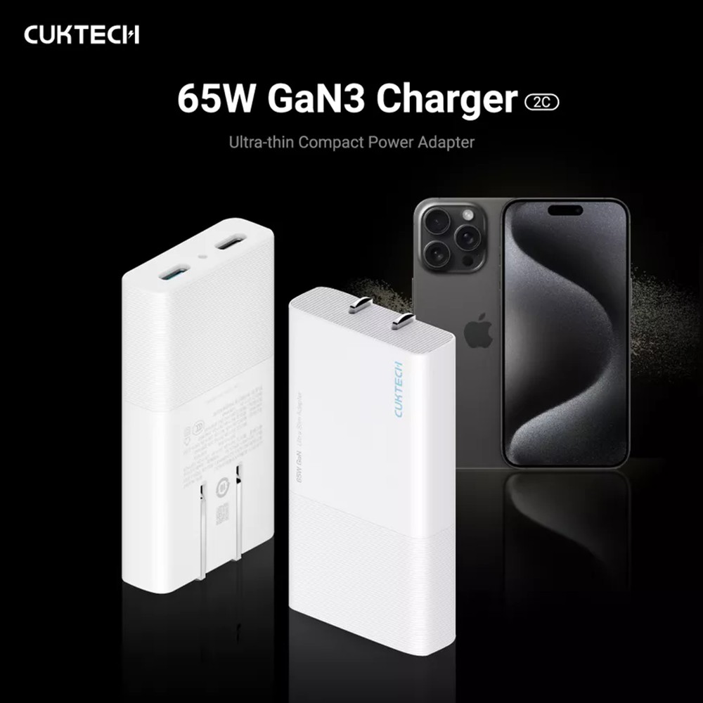 [ราคาพิเศษ] CUKTECH AC65B2 / AD654T / AD652S GaN3 65W หัวชาร์จ USB-C 2 ...