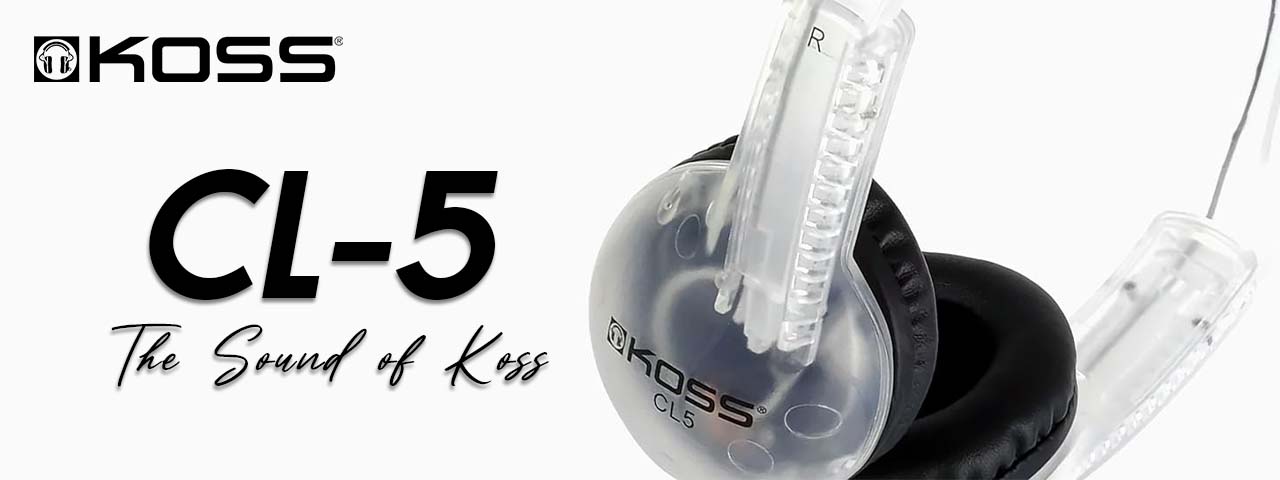 Koss CL-5 หูฟังออนเอียร์ สไตล์ Retro | Shopee Thailand