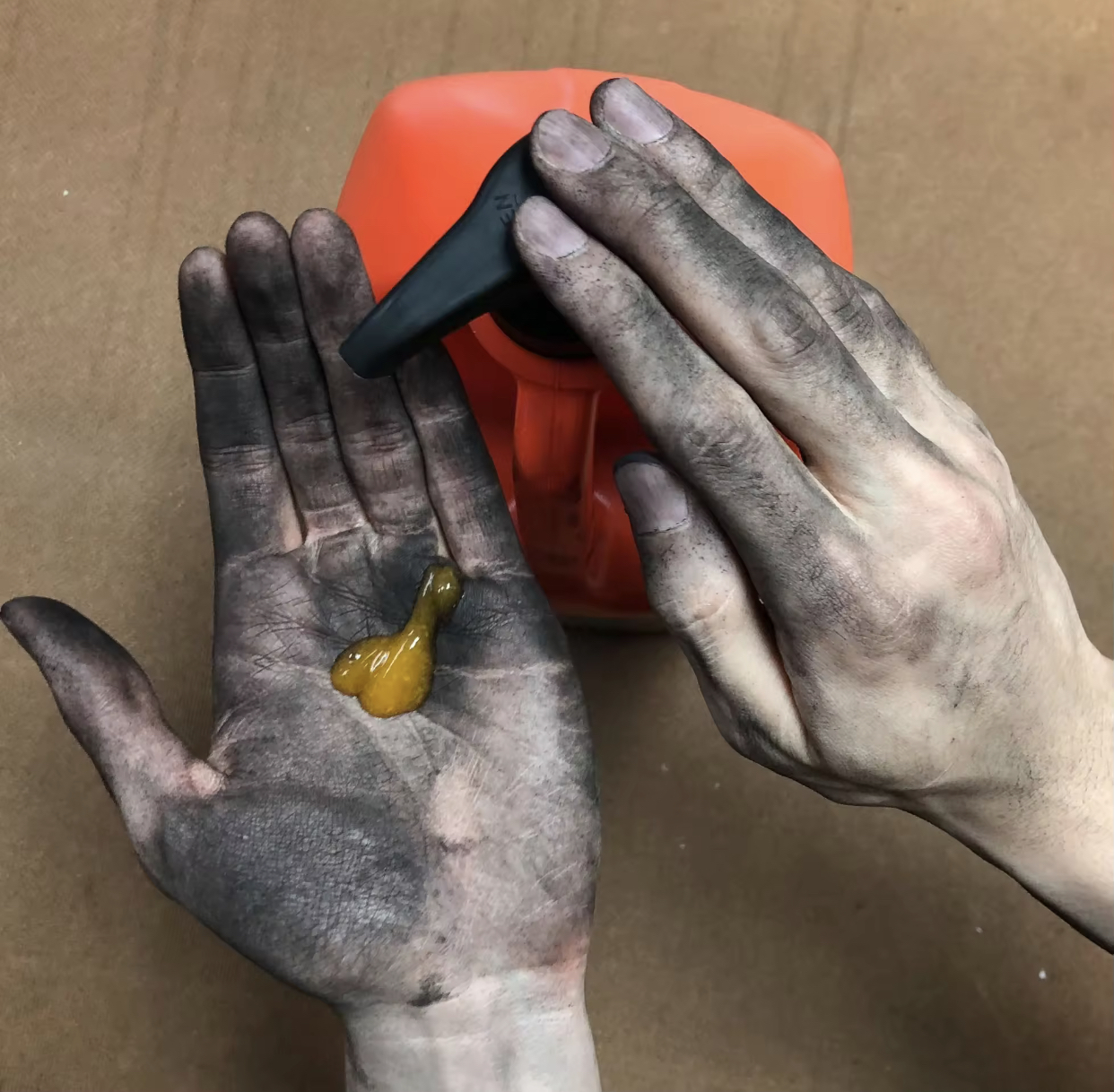 ORANGE GOOP เจลล้างมือชนิดไม่ต้องใช้นํ้า ขจัดนํ้ามันเครื่องและจารบี ...