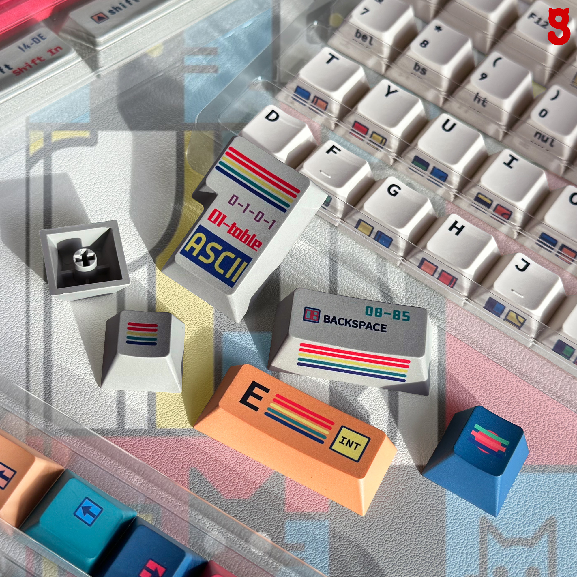 (พร้อมส่งจากไทย)(Extraฟลูเซ็ต147คีย์) คีย์แคป COMMODORE 64 – Vintage ...