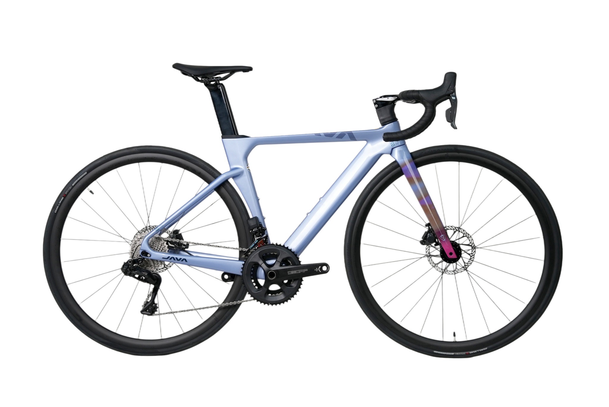 JAVA Fuoco Electric เกียร์ไฟฟ้า L-TWOO eR9 24sp. เสือหมอบ เฟรมคาร์บอน ...