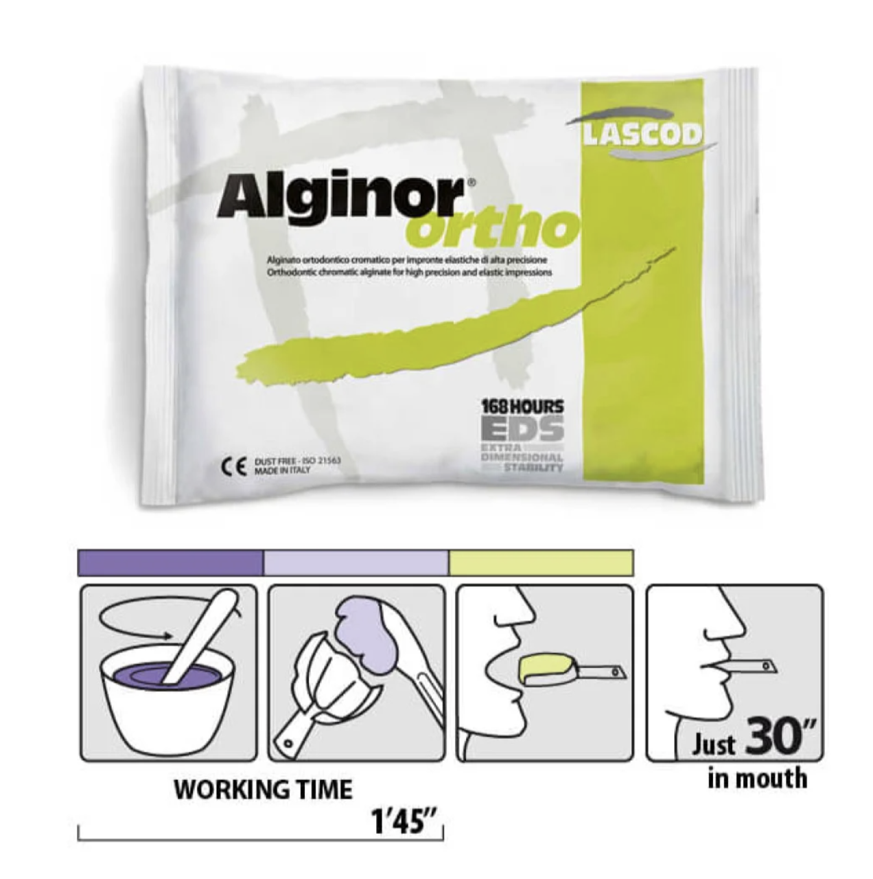อัลจิเนต Alginor ผงพิมพ์เปลี่ยนสี รสชาติดี กลิ่นมิ้นท์ 450 g. | Shopee ...