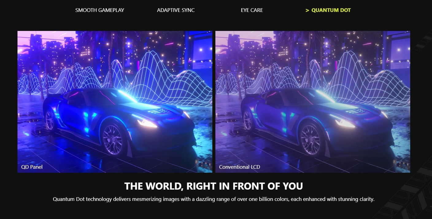 MSI MAG 274QPF X30MV 300Hz QHD 1152-zone Mini LED, Rapid VA Panel, 2K ...