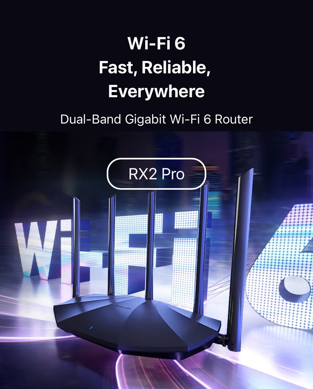 Tenda RX2 Pro / RX2L Pro AX1500 Gigabit เราเตอร์ wifi 6 Dual Band Wireless Router Wi-Fi 2.4G ...