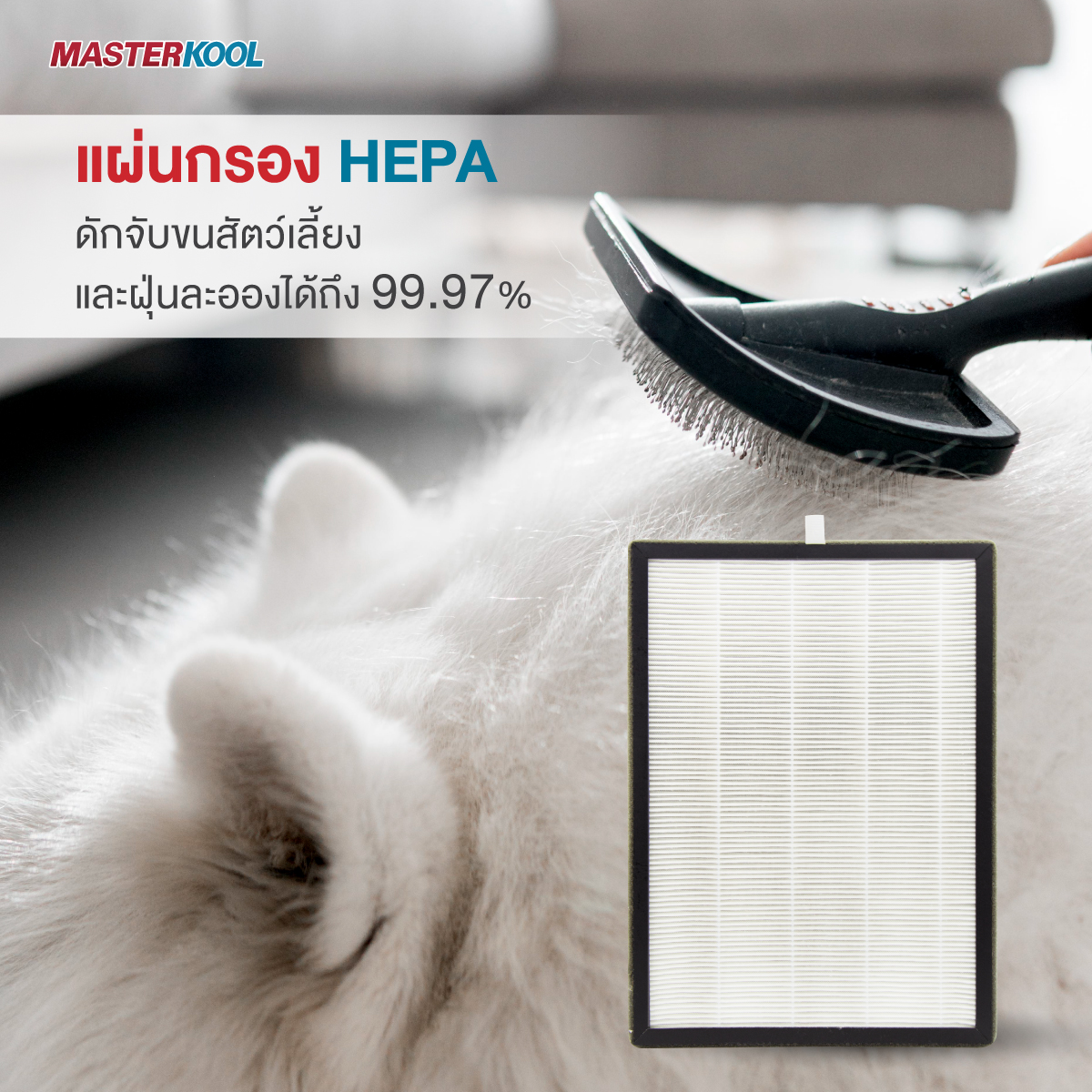 MASTERKOOL Air Purifier เครื่องฟอกอากาศPM2.5 รุ่น MTK-AP01 | Shopee Thailand
