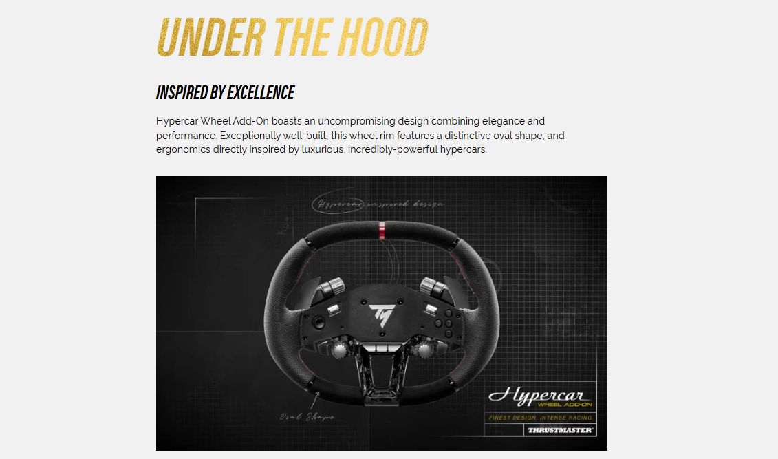 (พร้อมส่ง) THRUSTMASTER 4060304 HYPERCAR WHEEL ADD ON - WW edition รองรับ PC - PS4 - PS5 ประกัน ...