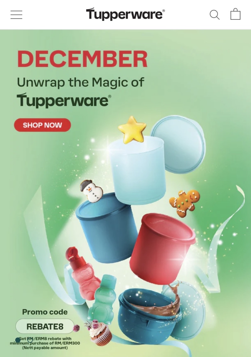 Tupperware รุ่น ขวดโหล Cubix Round Medium 1.1L (1) เลือกสี | Shopee ...