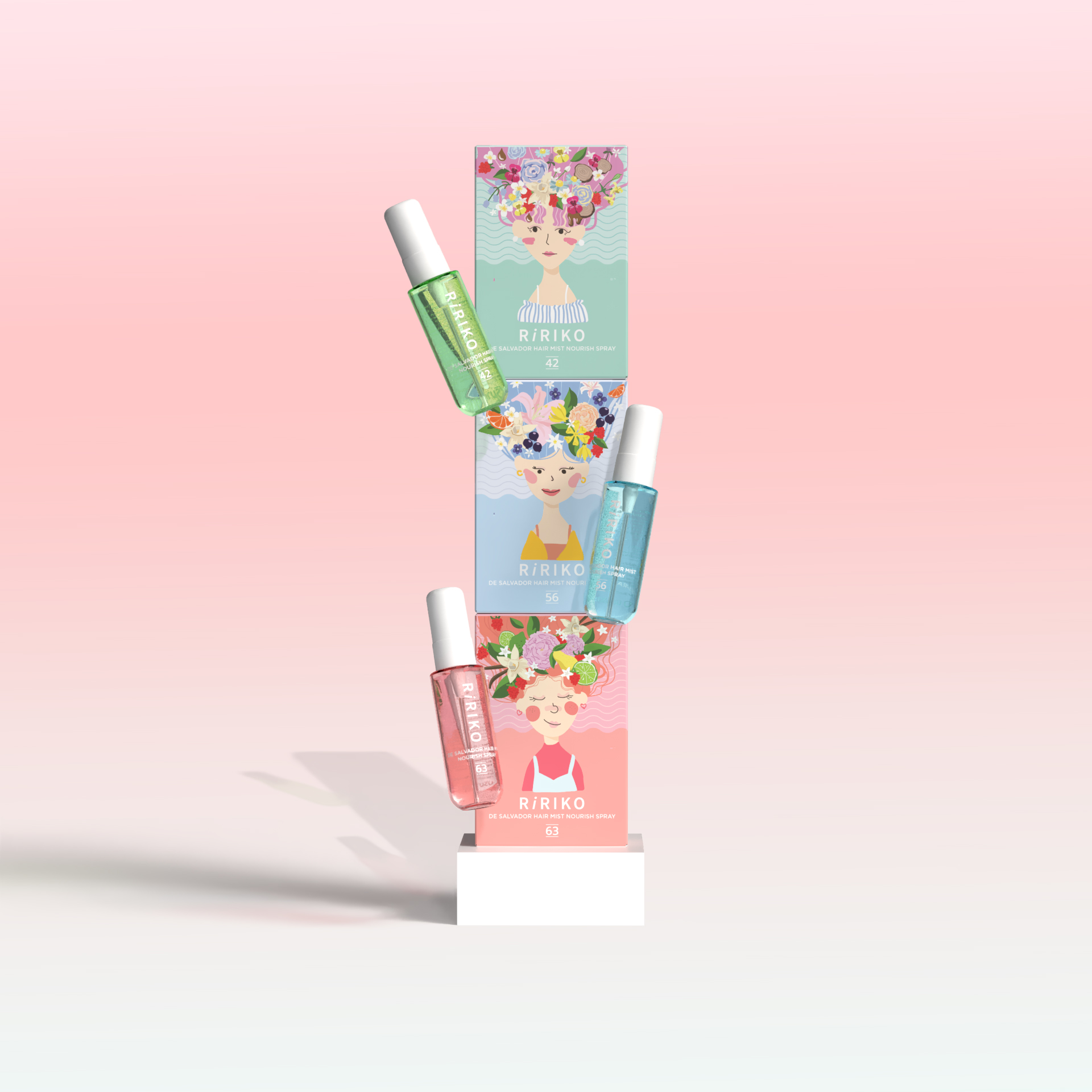 RIRIKO DE SALVADOR HAIR MIST NURISH SPRAY - สเปรย์น้ำหอมบำรุงผม ...