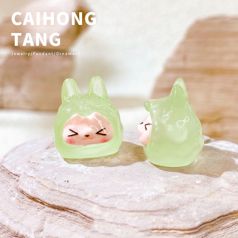 Luminous Small KiKi Micro Landscape Ornament Outdoor Glowing Miniature ...