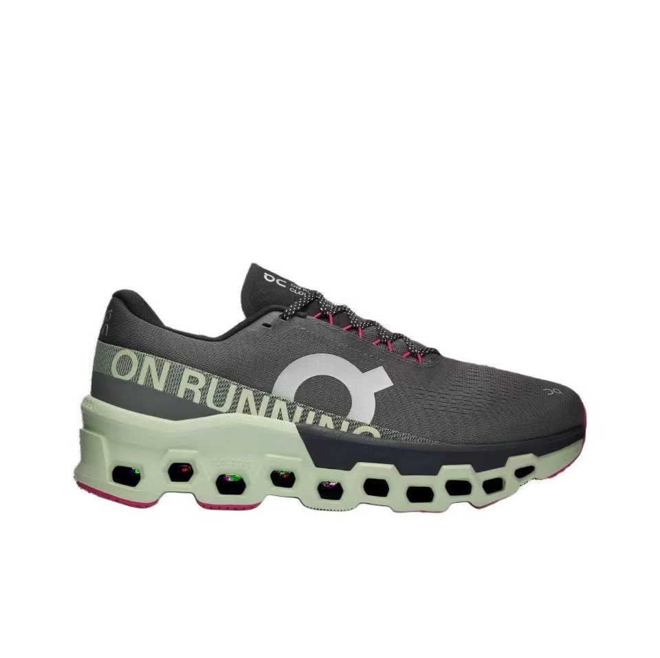 ของแท้ 100% On Cloudmonster 2 3ME10122541 Black green Sneakers | Shopee ...