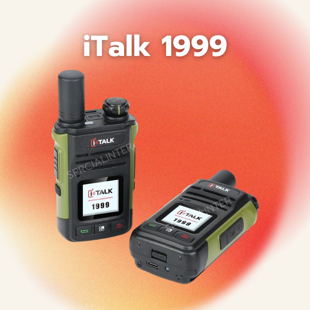 iTalk 1999 (แถมซิมฟรี) วิทยุสื่อสารPOC ใส่ซิมสามารถสื่อสารได้ไม่จำกัดระยะทาง(มีของพร้อมจัดส่ง ...