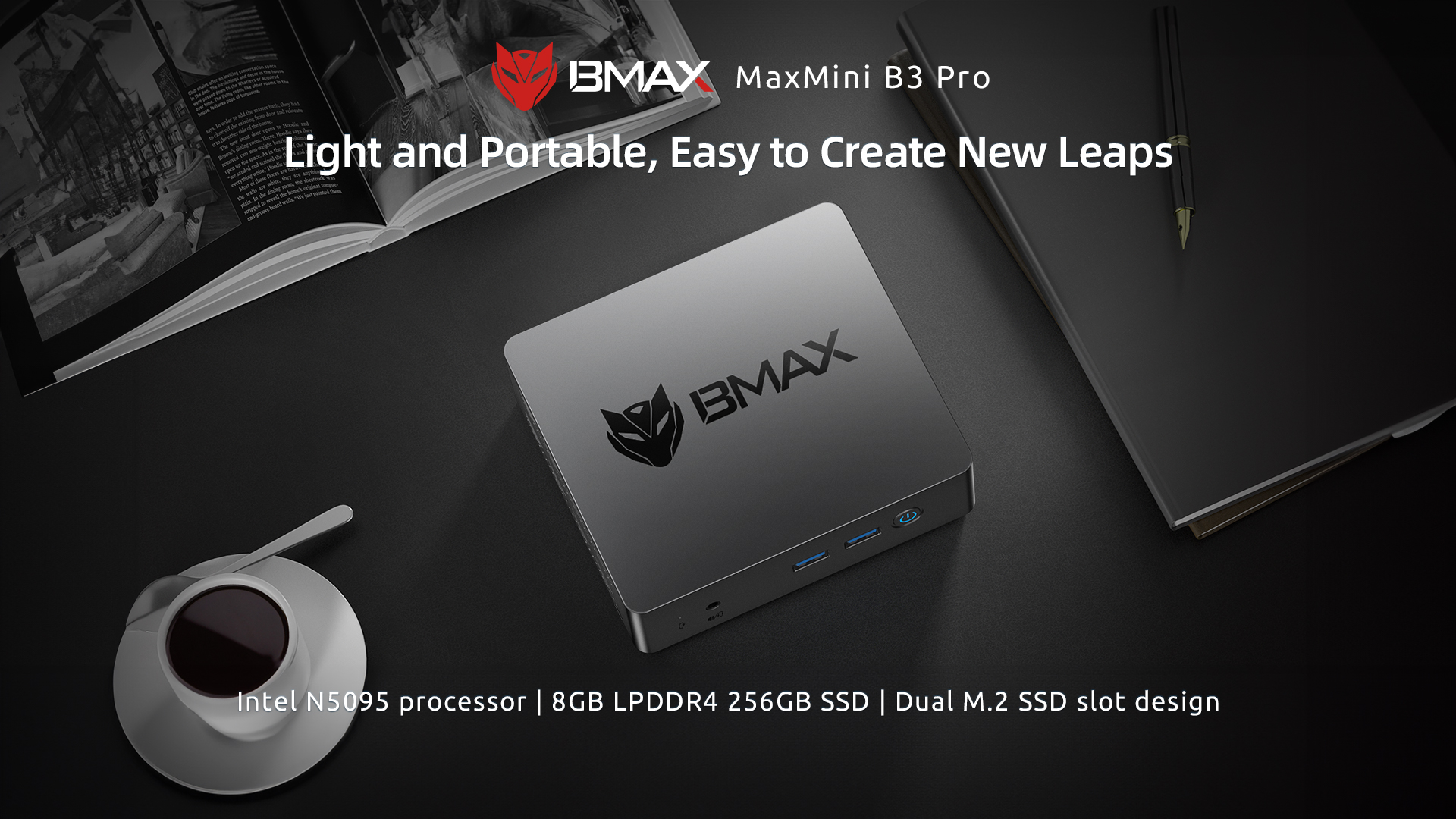 BMAX B3 Pro 2025 Mini PC มินิ พีซี ราคาประหยัด Intel N5095 UHD Graphic Gen11 RAM 8GB DDR4 SSD ...