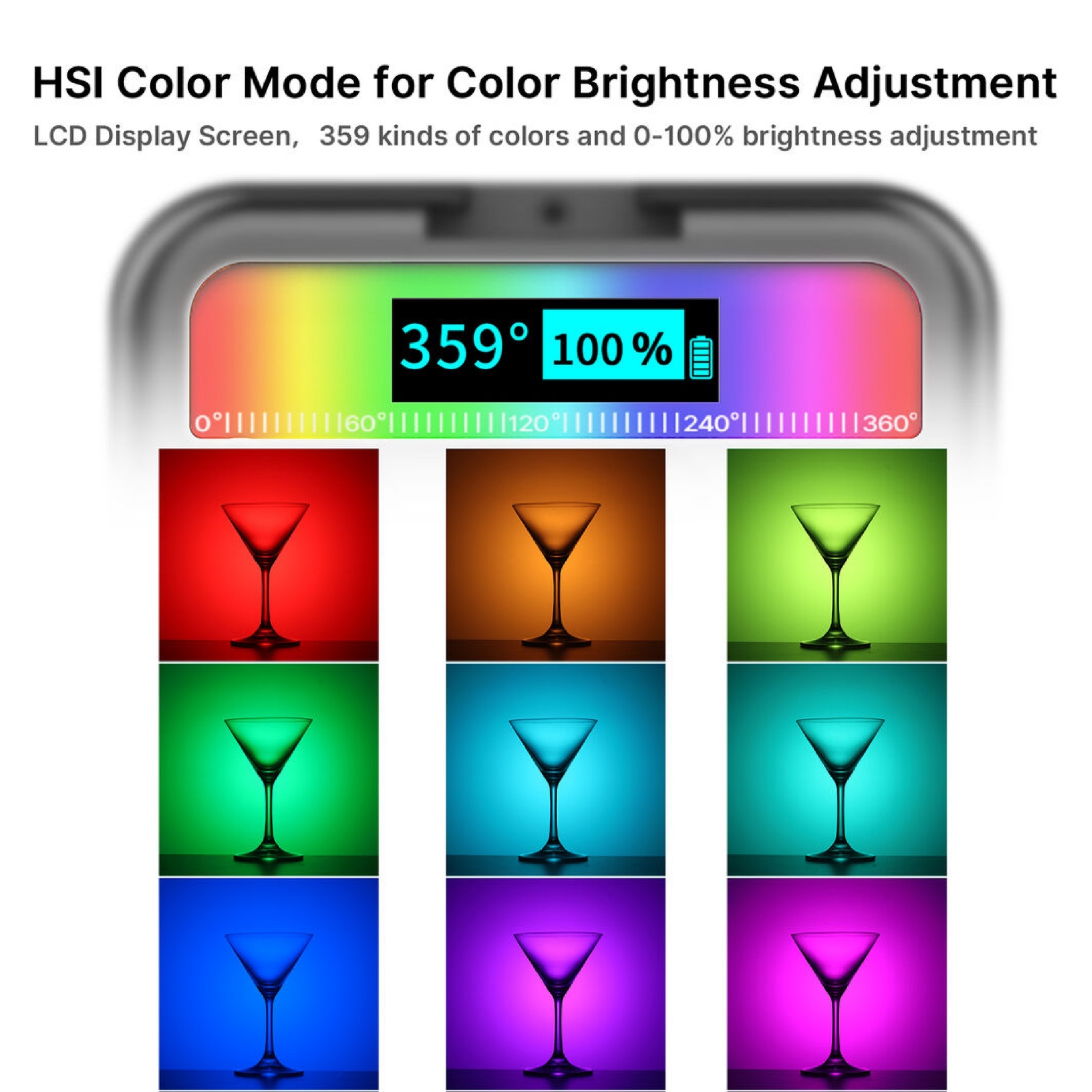 Ulanzi รุ่น VL-49 RGB VL49 Mini RGB LED Video Light 2000mAh ไฟแฟลช ไฟ ...